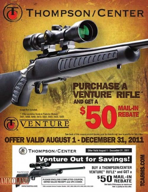 Thompson/Center Arms Launches Fall Rebate for Venture Bolt-Action Rifles