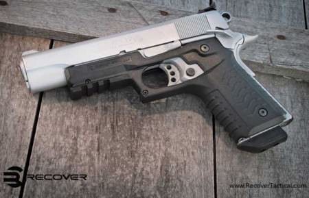 Recover Tactical Launches CC3 1911 Grip and Rail Adaptor