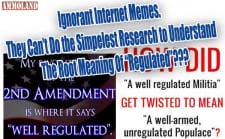 A Well 'Regulated' Militia - A Refresher for Liberal Education Victims