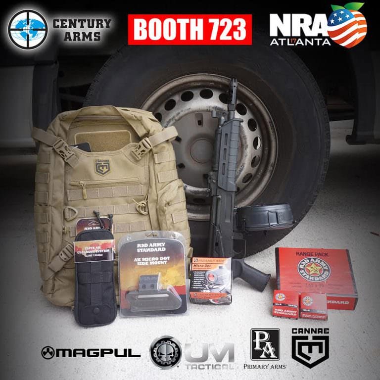 Century Arms Announces Giveaways & Appearances for 2017 NRA Show