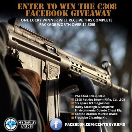 Century Arms Announces New C308 Rifle Package Facebook Giveaway