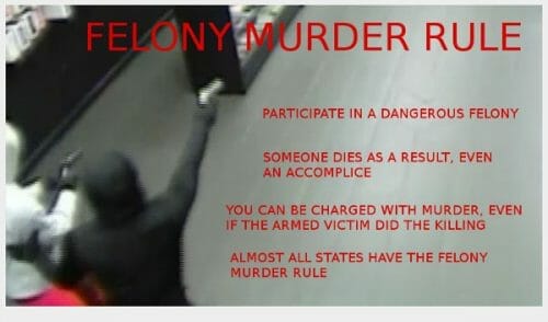 Justifiable Homicides Counted as Murder Under Felony Murder Rule