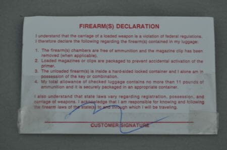 Transporting Firearms and Ammunition, a Frequent Flyer's Perspective