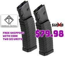 2PC American Tactical AR15 SCHMEISSER 60RD 5.56 Magazines $79.98 FREE S&H