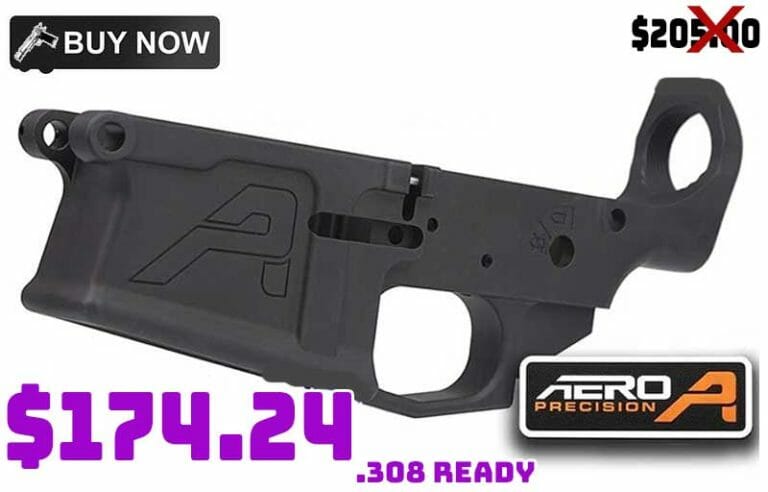 Aero Precision Stripped AR-308 Lower Receiver M5 DPMS Cut $174.24