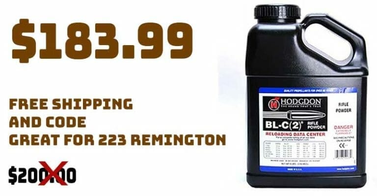 Hodgdon Rifle Powder BL-C(2) 8Lbs $183.99 FREE S&H CODE