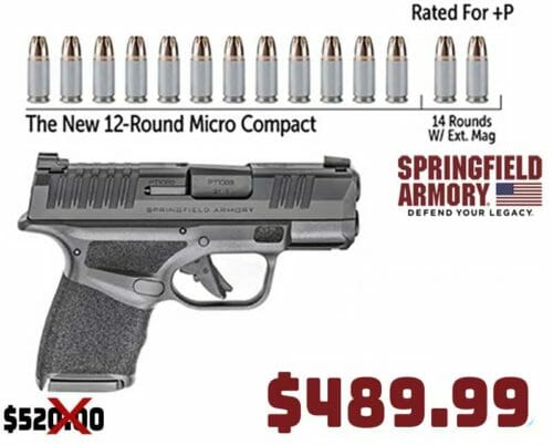 Springfield Armory Hellcat 9mm Micro Compact just... $489.99