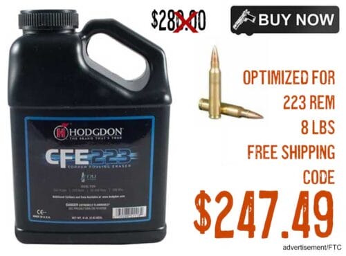 Hodgdon Powder CFE223 for 223 Price $247.49