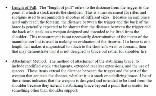 ATF to Publish 'Factors for Classifying Guns with Stabilizing Braces'