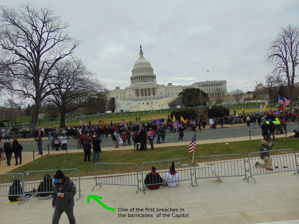 Minimal Barriers and Timing at the US Capitol, 6 January, 2021