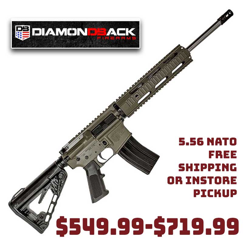 Diamondback DB15 Semi-Auto 5.56 NATO Rifle $549.99 FREE SHIPPING