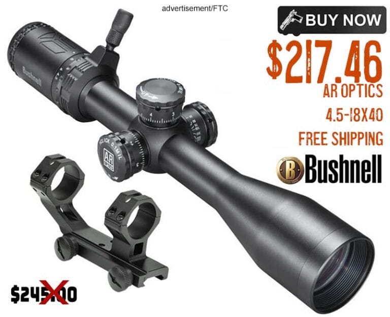 Bushnell AR Optics 4.5-18X40 Riflescope & Mount $217.46 FREE S&H