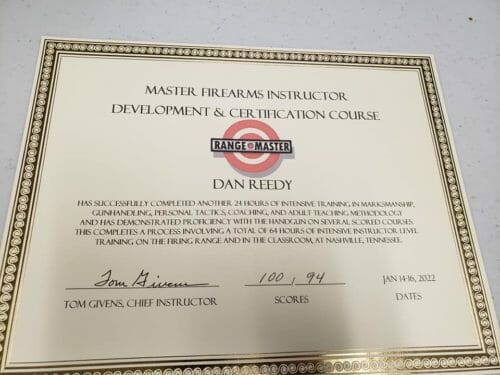 Rangemaster Master Instructor Development Course Review - AmmoLand ...