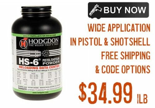 Hodgdon HS6 Smokeless 9mm Reloading Powder 1lb $38.99 FREE S&H