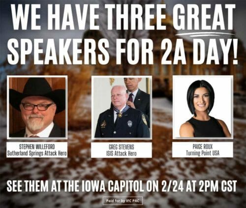 Hundreds Of Iowans To Take Part In "Second Amendment Day" At The Capitol