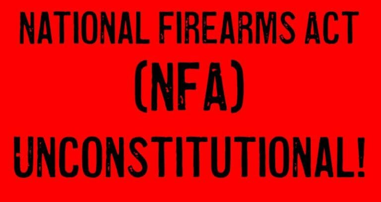 Motion To Dismiss In ATF Firearms Case Claiming NFA Unconstitutional