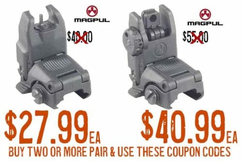 MAGPUL AR15 MBUS GEN 2 TACTICAL Sight Set $68.98 COUPON Options