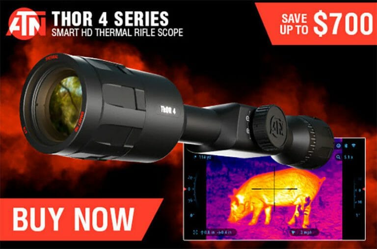 Optics Deals: ATN ThOR Thermal Imaging Rifle Scope Sale, Save Up To $700 Off MSRP