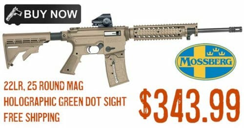 Mossberg 715T Rifle 22Lr 25Mag FDE w/ Holographic Sight $343.99 FREE S&H