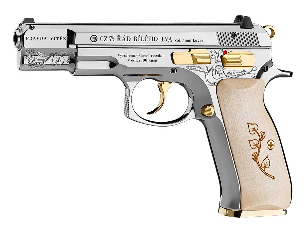 CZ 75 “Order of the White Lion” - World’s First Blockchain Authenticated Firearm