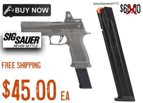 Sig Sauer P320 9mm 30Rnd Extended Gun Magazines $45.00 FREE S&H