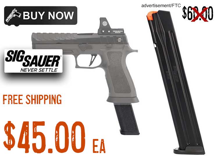 Sig Sauer P320 9mm 30Rnd Extended Gun Magazines $45.00 FREE S&H