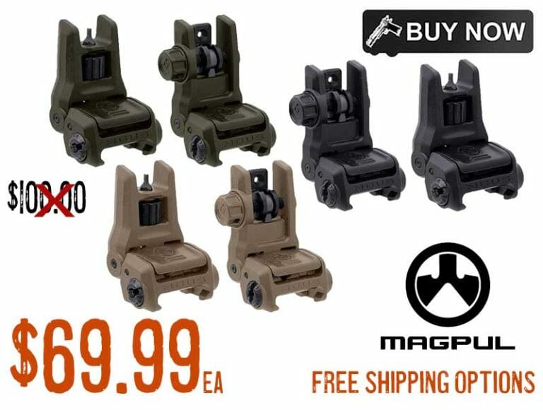 Magpul Mbus 3 Front & Rear Sight Sets $69.99 FREE S&H Options