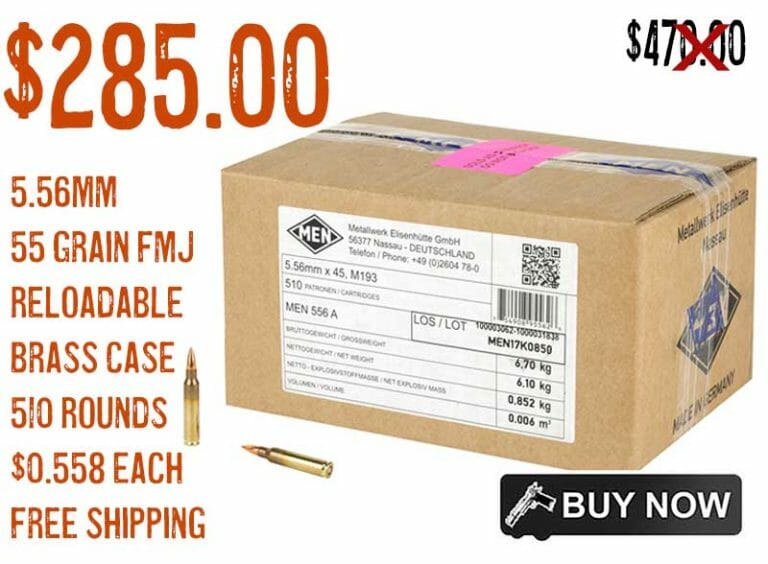 510rnds Magtech 5.56mm NATO 55 Grain FMJ Ammo $285.00 FREE S&H