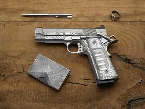New Cabot Guns Damascus Ultimate Carry 1911