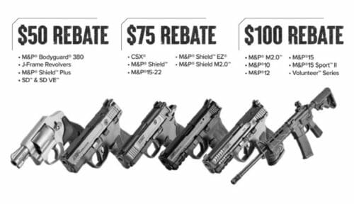 Smith & Wesson Announces Firearm Frenzy Rebate
