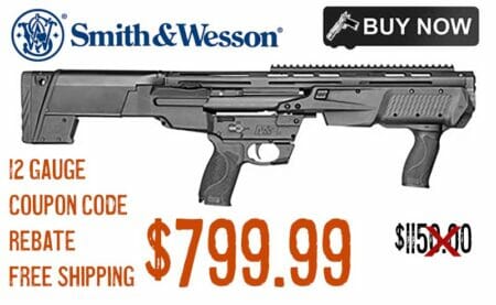 S&W M&P 12 Bullpup 12 Gauge Shotgun $799.99 FREE S&H CODE REBATE