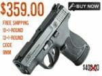 Smith & Wesson M&P9 Shield Plus Night Sights $359.00 FREE S&H CODE