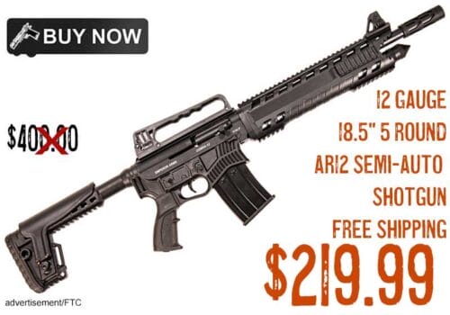 EMPEROR Cobra-12 18.5" 5rd AR12 Semi-Auto Shotgun $219.99 FREE S&H