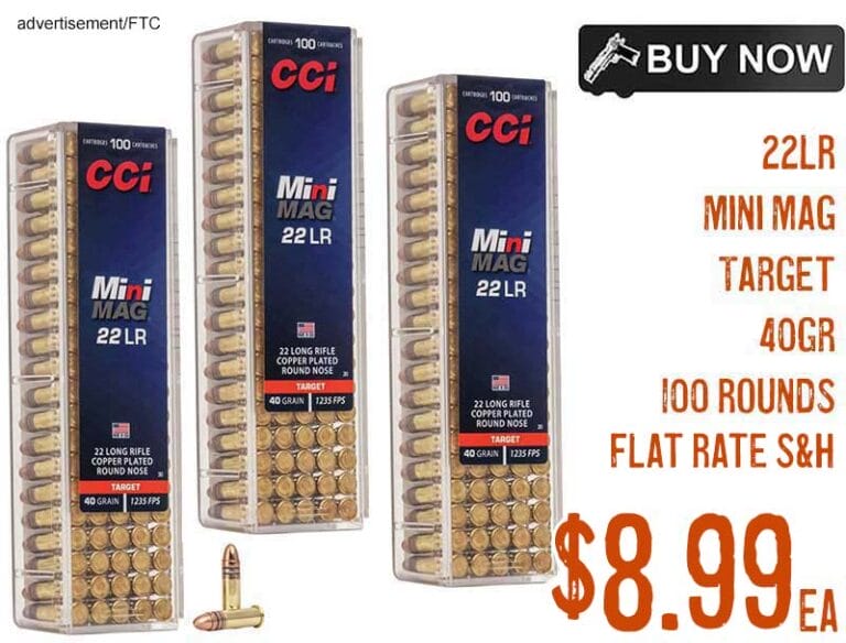 CCI 22LR Mini Mag 40Gr 100rnds $8.99 FLAT RATE S&H