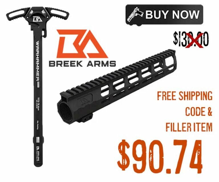 Breek Arms AR15 Warhammer Charge Handle & M-LOK Hndgrd $90.74 CODE