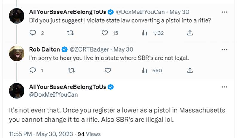 Social Media Goes Scorched Earth on ATF Stabilizing Brace Rule Tweet