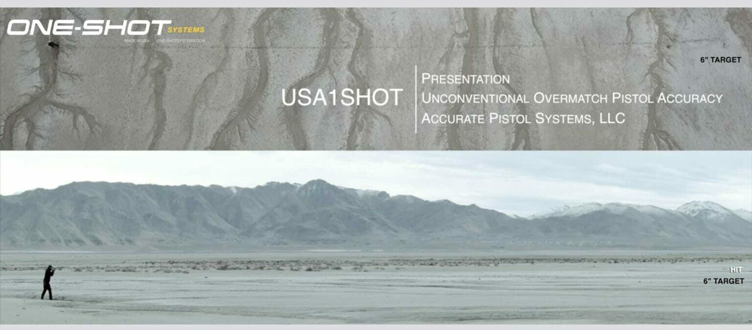 One-Shot Systems Non-Attached Pistol Stabilization System