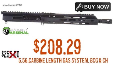 Bear Creek Arsenal BC-15 5.56 Upper w/ Carbine Length Gas System $208.29