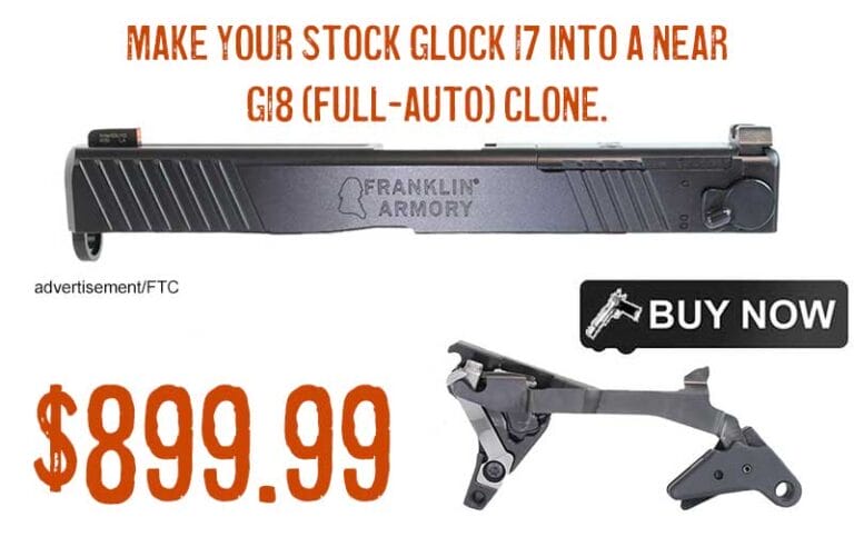Franklin Armory G-S173 BFSIII Binary Trigger & Optic Slide Kit for G17 ...