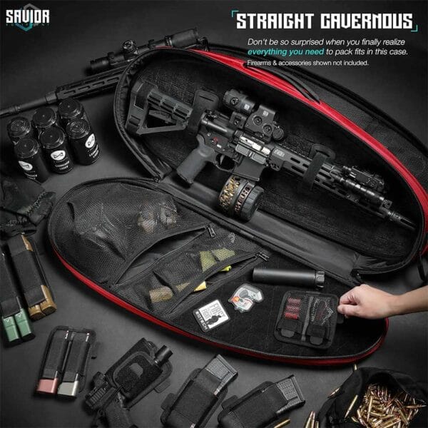 Savior Pro Touring "Tennis" Bag Stealth AR/SBR Rifle Case $199.99 FREE S&H