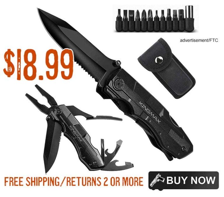 KINGMAX Pocket Knife & Tactical Multitool Set $18.99 FREE Returns/S&H 2orMo