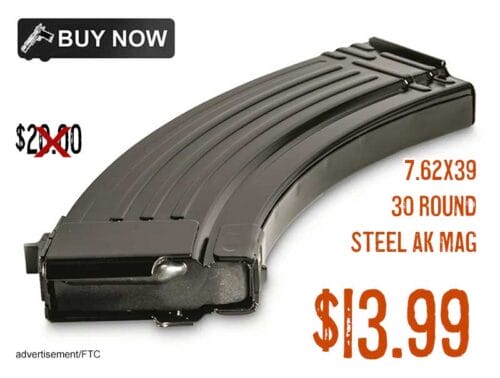 SGM Tactical AK-47 7.62X39mm Steel Magazine $13.99, 30% OFF!