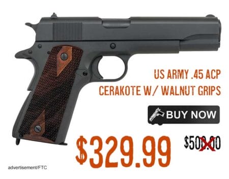 TISAS 1911A1 US Army .45 ACP 5" 7Rd Pistol ...new low price $329.99