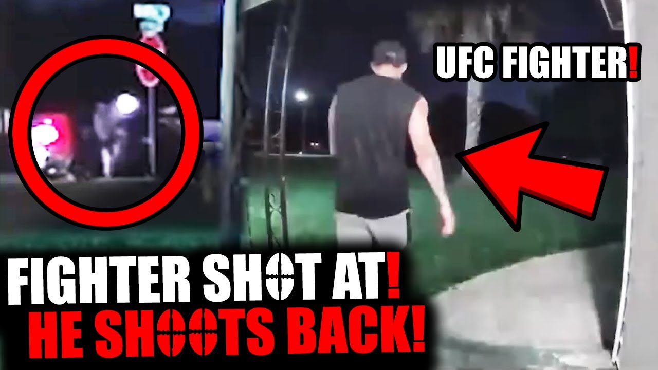 UFC Fighter Returns Gun Fire & Survives Drive-By Shooting ~ VIDEO
