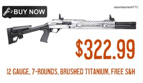 Panzer Arms EG-240 Tactical Brushed Titanium 12 Gauge Shotgun $322.99 ...