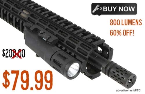 Inforce WMLx Gen2 Weapon Mounted Light $79.99 60% OFF!