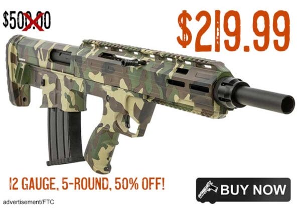 Tokarev TBP 12 Gauge 18.5" 5rd Bullpup Shotgun $219.99 50% OFF!