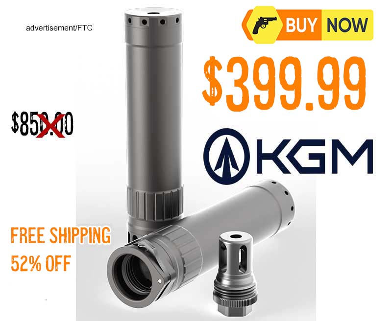 KGM R556 Heavy Use 5.56mm Suppressor ..just $399.99 FREE S&H
