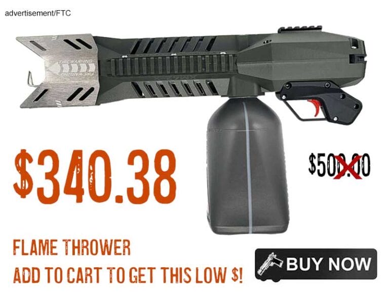 XM42-X Flamethrower OD Green ,,Just $340.38 Add to Cart Price!