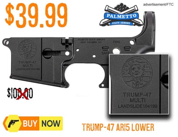Limited-Edition: PSA AR-15 "TRUMP-47" Stripped AR15 Lower Receiver ...